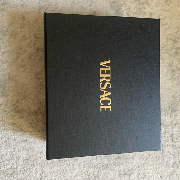 Versace | Accessories | Versace Luxurious Black Box With Gold Logo ...